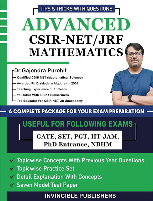 Expert Guide Advanced Csir Netjrf Mathematics By Dr Gajendra Purohit
